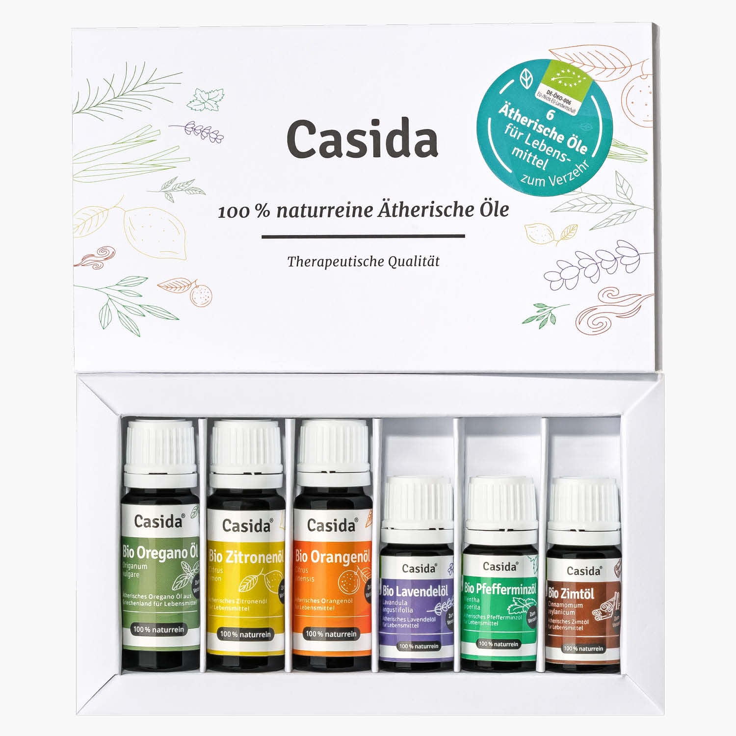 Essential oils BIO set for ingestion / internally | Casida®